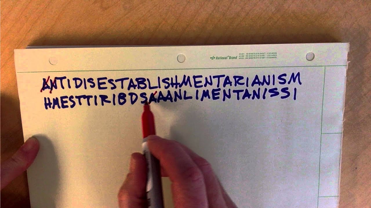 Computational Thinking - Anagrams