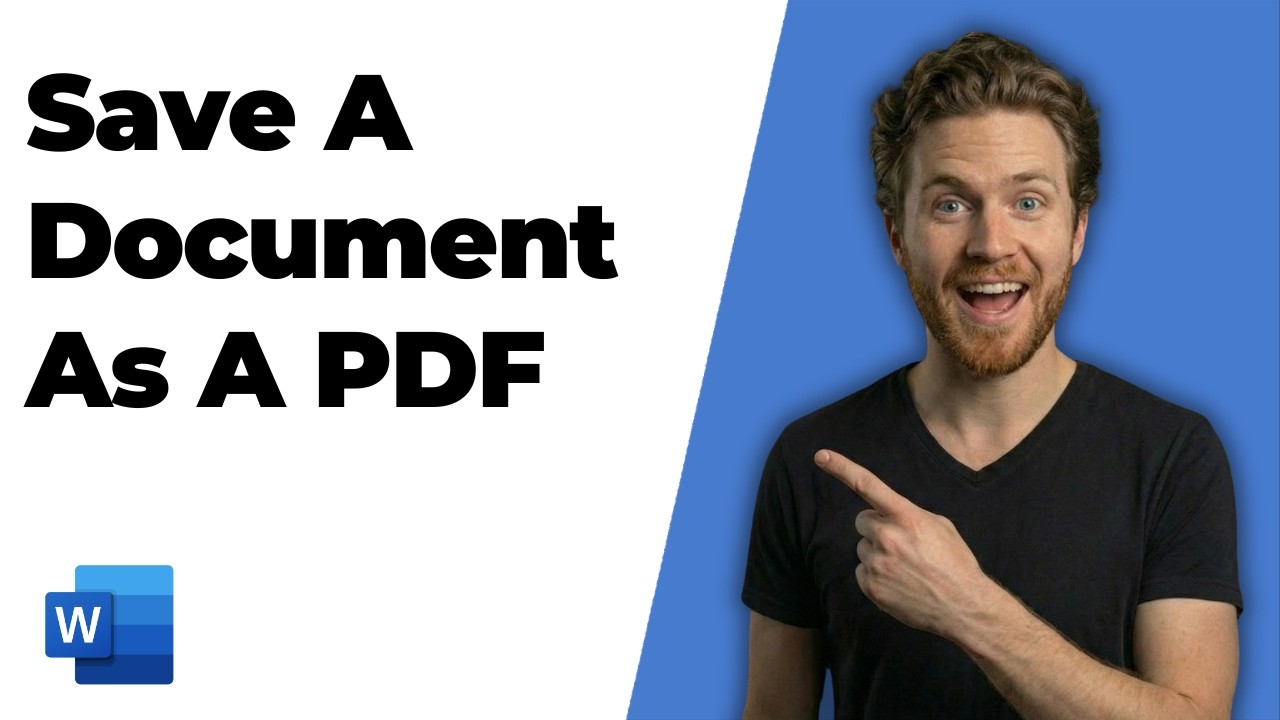 How To Save A Document As A PDF In Microsoft Word (Easy Guide)