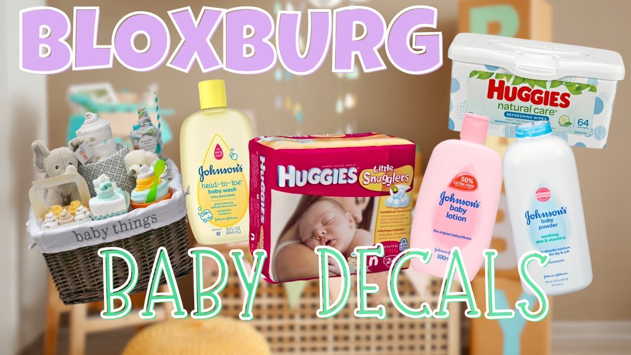 BLOXBURG DECALS | Baby Items | Nataya Mi'Shel