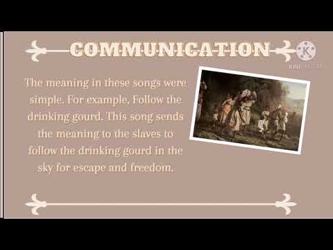 Slave Songs- Black History MInute MIY
