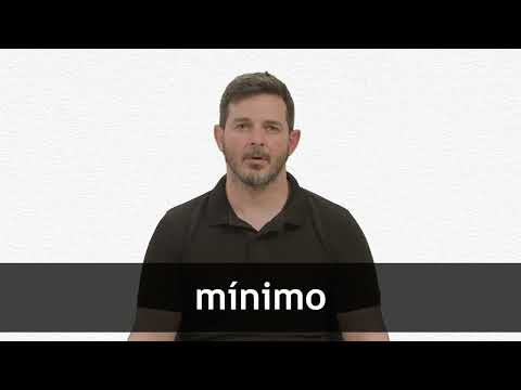 English Translation of “MÍNIMO” | Collins Spanish-English Dictionary