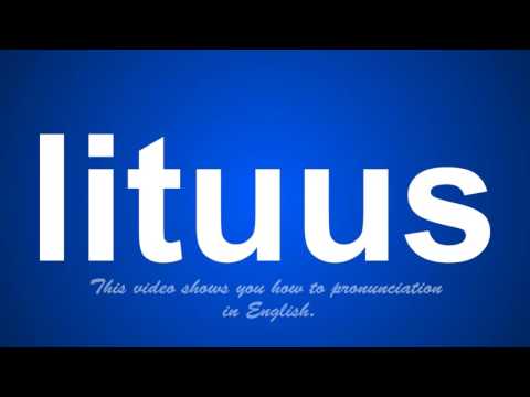 the correct pronunciation of livery in English.