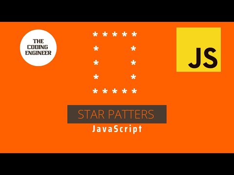 Hallow Star Pattern in JavaScript