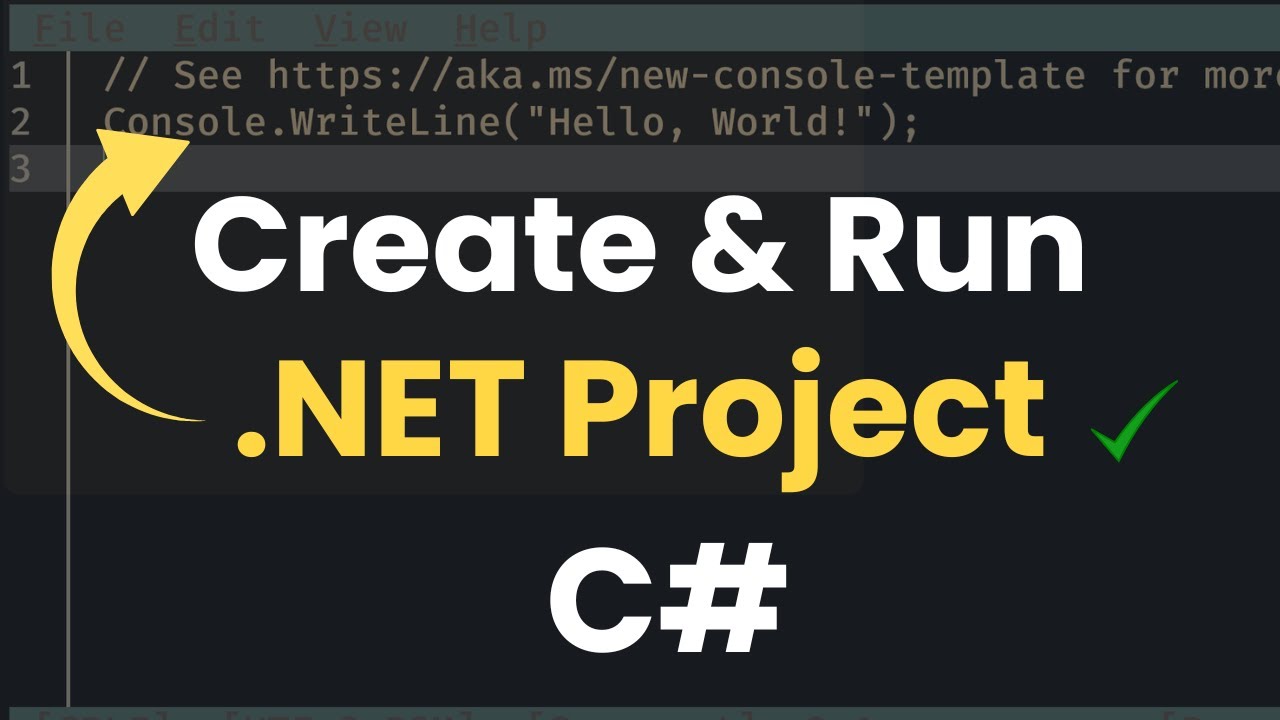 How to Create and Run a .NET Console Application Using C# | Step-by-Step Tutorial