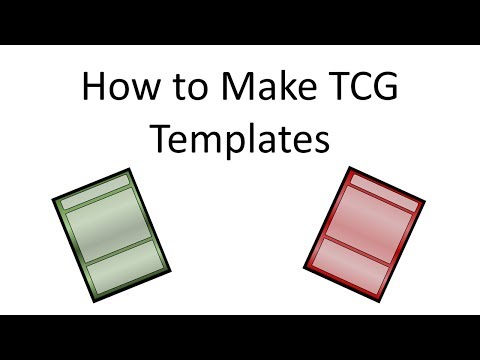 How to make a Trading Card Template