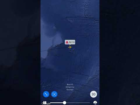 Boston 🇺🇲 to Rome Italy 🇮🇹 Flight Route || Delta || DL112 || Flight Duration 7h 56mins ✈️