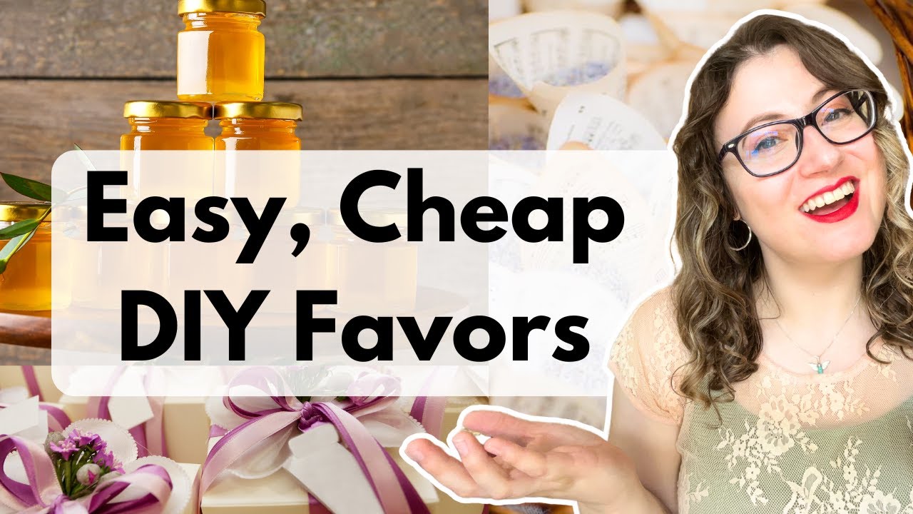Budget-friendly DIY Wedding Favors Guests Actually Want