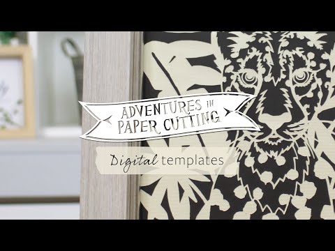 Digital Download Paper Cutting Templates | Includes SVG, DXF, PNG & PDF Files