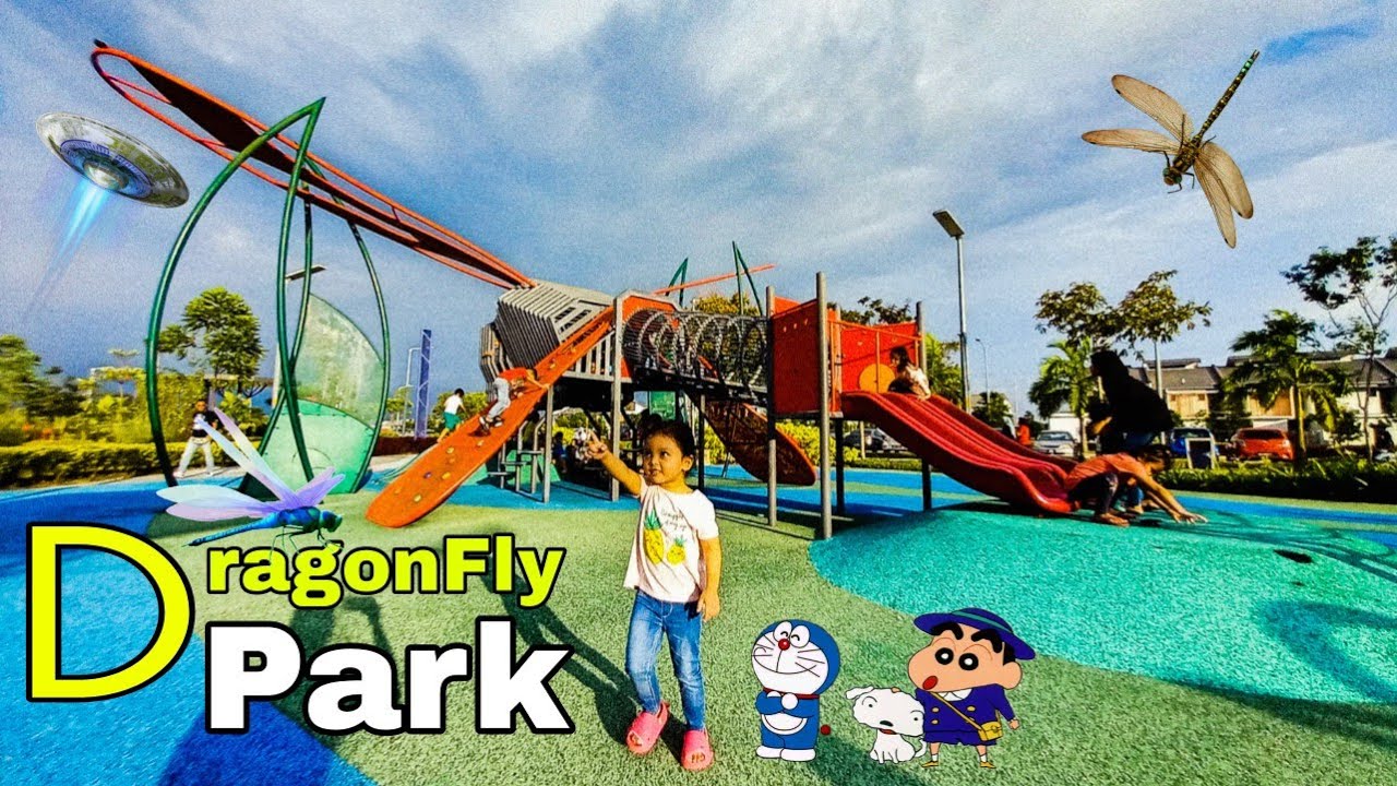 Husna Takes Over Dragonfly Park | Bandar Bukit Raja Town Park
