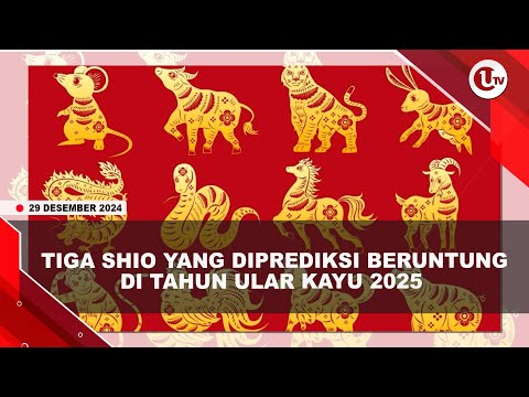 TIGA SHIO YANG DIPREDIKSI BERUNTUNG DI TAHUN ULAR KAYU 2025 | U-NEWS