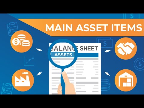 What Are the Main Asset Items?
