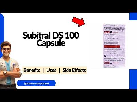 Subitral DS 100 Capsule - Uses, Side Effects & Dosage