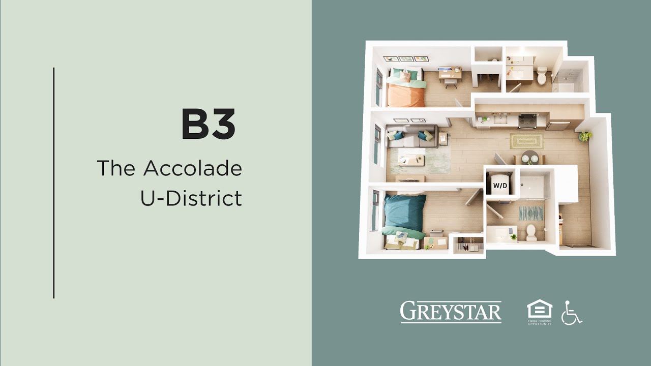 Accolade: B3 (2 bedroom, 2 bathroom) Floorplan Guide