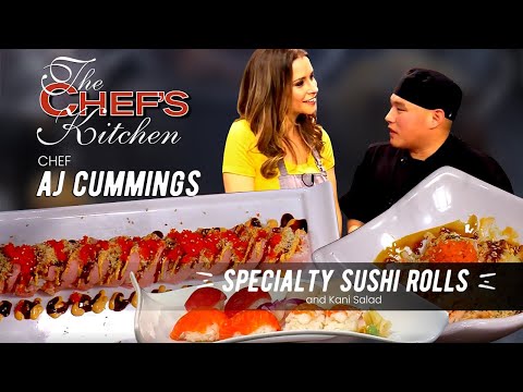 Specialty Sushi Rolls and Kani Salad | Chef AJ Cummings