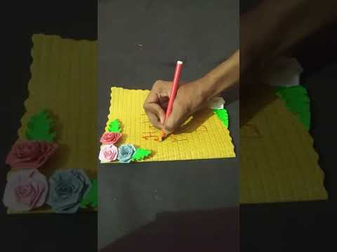 DIY Greeting Card Of Mother's//The Creativity Craze ????