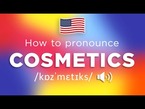 How To Pronounce Cosmetics (100% CORRECTLY!!)