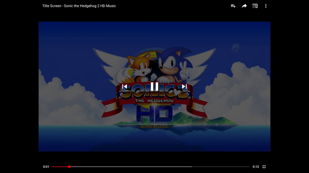 SONIC 2 HD TITLE SCREEN EXTENDED