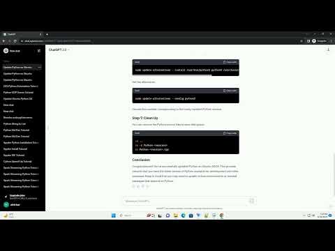 update python on ubuntu 20 04