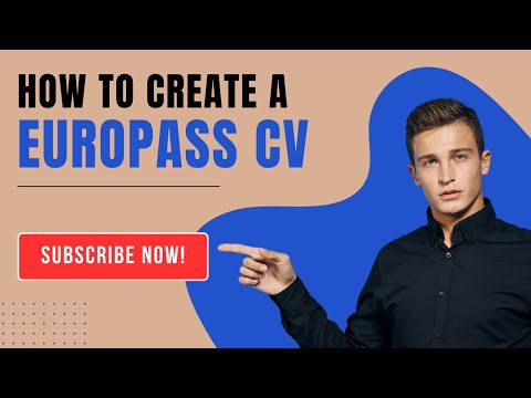 How to Create Europass CV| Europass Cv| Step-by-Step Guide