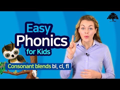Easy Phonics 2 (Unit 5 : Consonant blends bl, cl, fl) | Phonics for Kids | Alphabet | Learn to Read