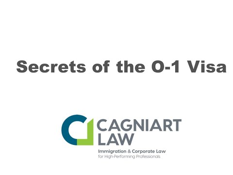 Lawyer teaches how to get an O-1 Visa