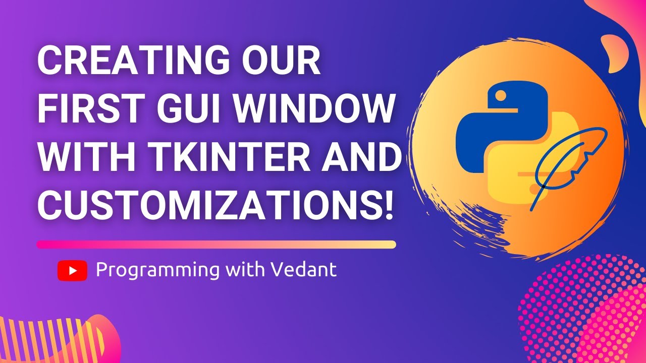 Python GUI Development | Creating Our First GUI Window | Python TKinter Tutorials | Tutorial #2