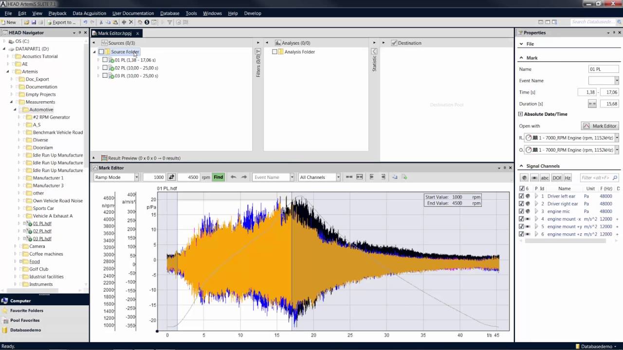 Mark Editor | ArtemiS SUITE Tutorial