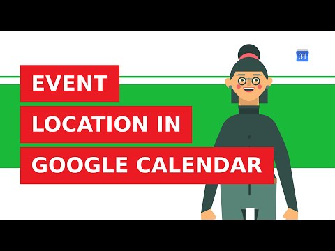 How to add a location to an event in Google Calendar?