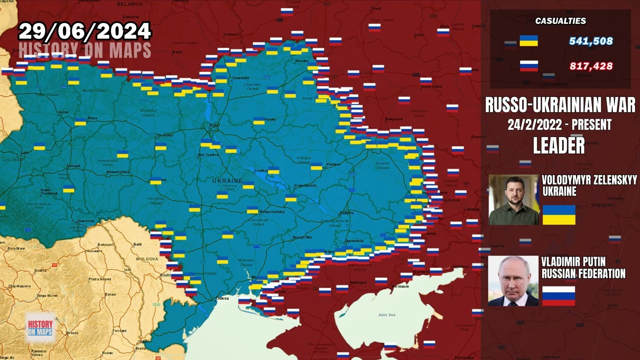 Russian Invasion of Ukraine Every Day (2022 - 4 MAY 2026)