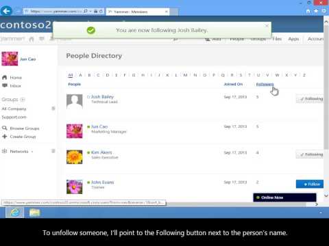 How to Follow and Unfollow People