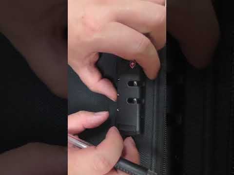 Learn how to set your TSA suitcase #santino #tips