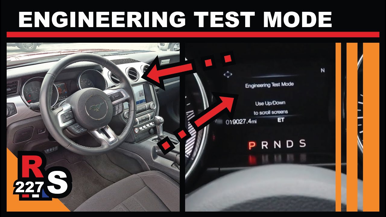 How to Access Engineering Test Mode (2015-2023 Mustang)