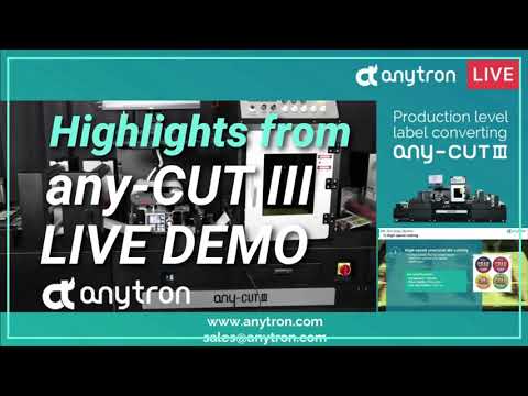 Preview: any-CUT III live demo