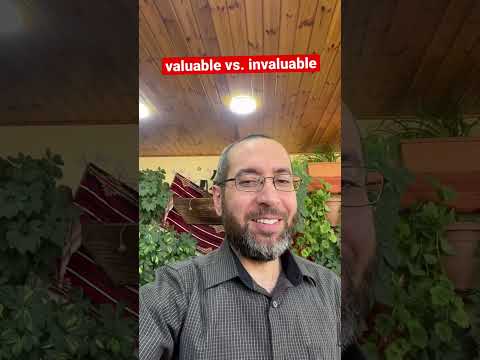 valuable vs. invaluable