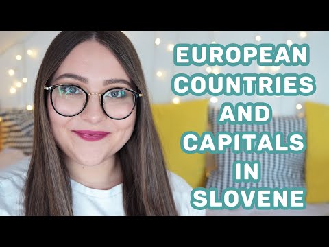 European Countries and Capitals in Slovene | Learn Slovene with Sandra