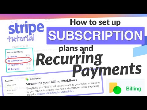 Stripe Subscriptions & Billing Plans - Recurring Payments with Stripe Subscription Tutorial