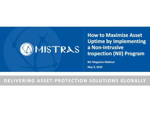 How to Maximize Asset Uptime by Implementing a Non-Intrusive Inspection (NII) Program