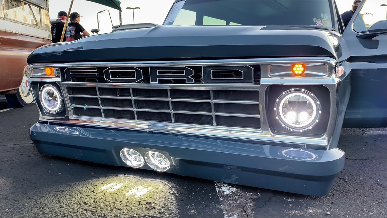 Crashin' the Git Down with a bunch of Classic Ford Trucks.