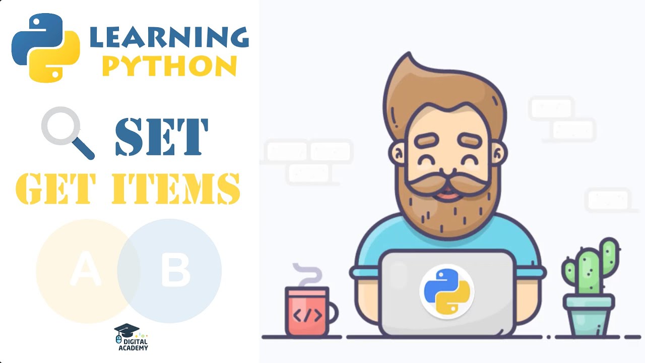 How to Get Items from a Set in Python? (Method Pop) - Python Tutorial for Beginners