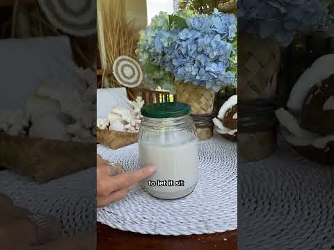 How to make extra virgin coconut oil #recipe #coconut #coconutoil