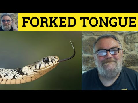 π΅ Forked Tongue Meaning Examples C2 English CPE IELTS CAE - ESL British English Pronunciation