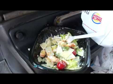 BURGER KING ONE DOLLAR SALADS BETTER THEN MCCHEAPASS MCDONALDS ANYDAY