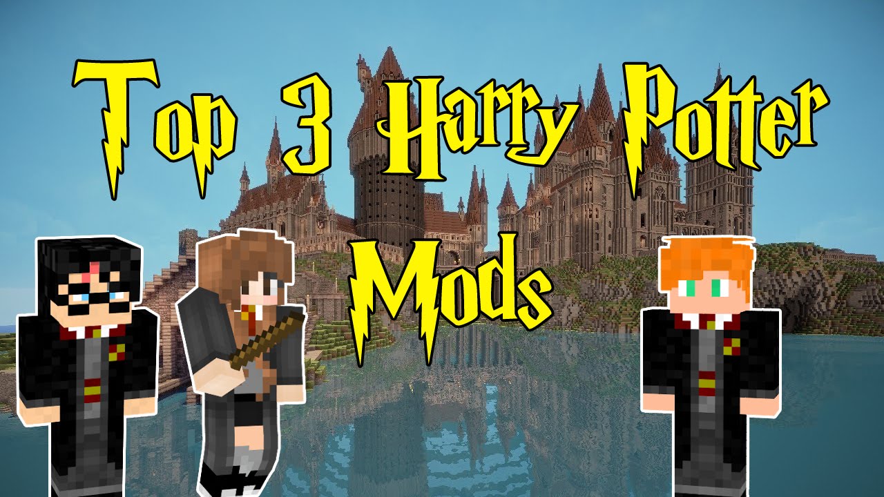 Top 3 Harry Potter Minecraft Mods - WHAT THE MOD!? - Minecraft Mod Showcase