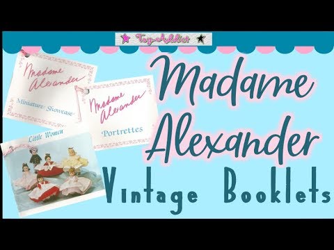 Madame Alexander Vintage Doll Booklets ~ Miniature Showcase, Little Women & Portrettes ~ Toy-Addict