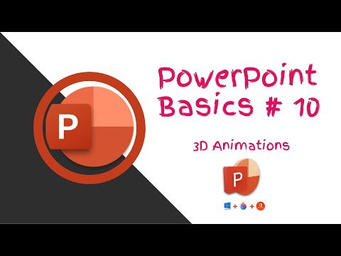 10.How to Create 3D Animation Video using PowerPoint |Beautiful 3D logo Intro Animation