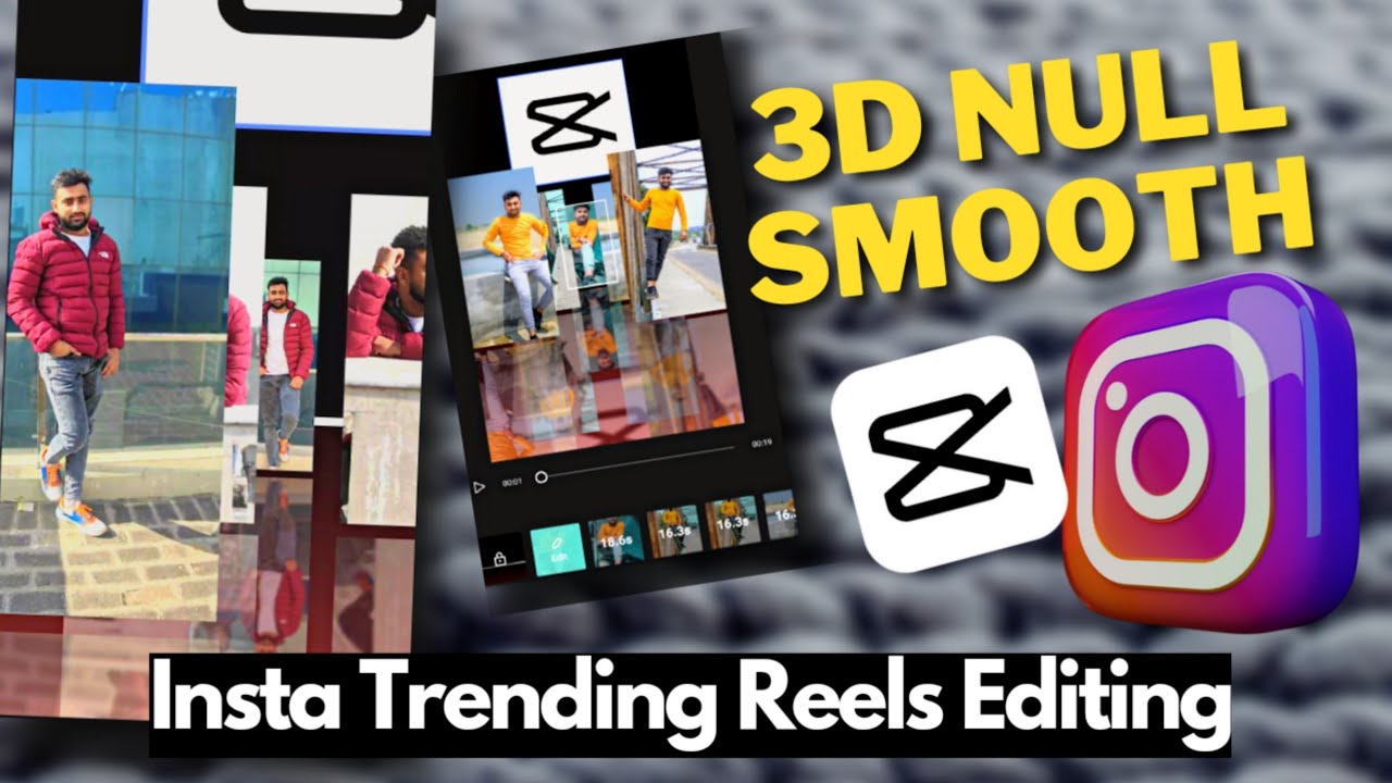 3D NULL SMOOTH CAPCUT TEMPLATE TUTORIAL | How to download 3d null Capcut template