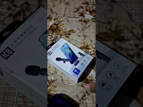 K8 Wireless Microphone | Best Wireless Mic Mobile & IPhone, open, review