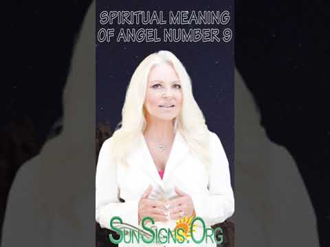 Spiritual Meaning Of Angel Number 9 | SunSigns.Org | #shorts