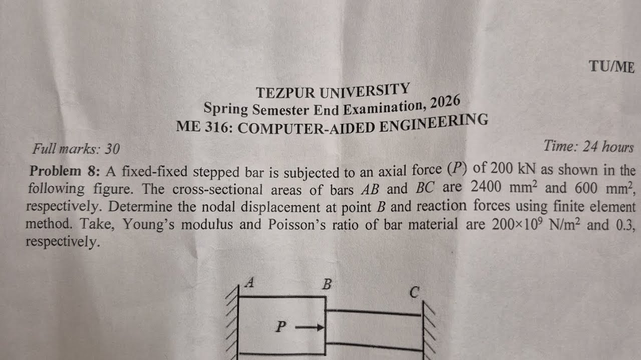 Assignment computer aided engineering (MEB23025)