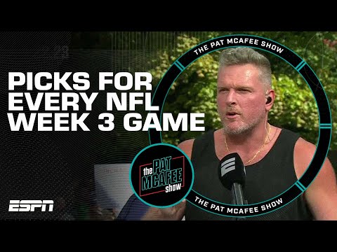 The Pat McAfee Show’s NFL Week 3 Picks 🍿